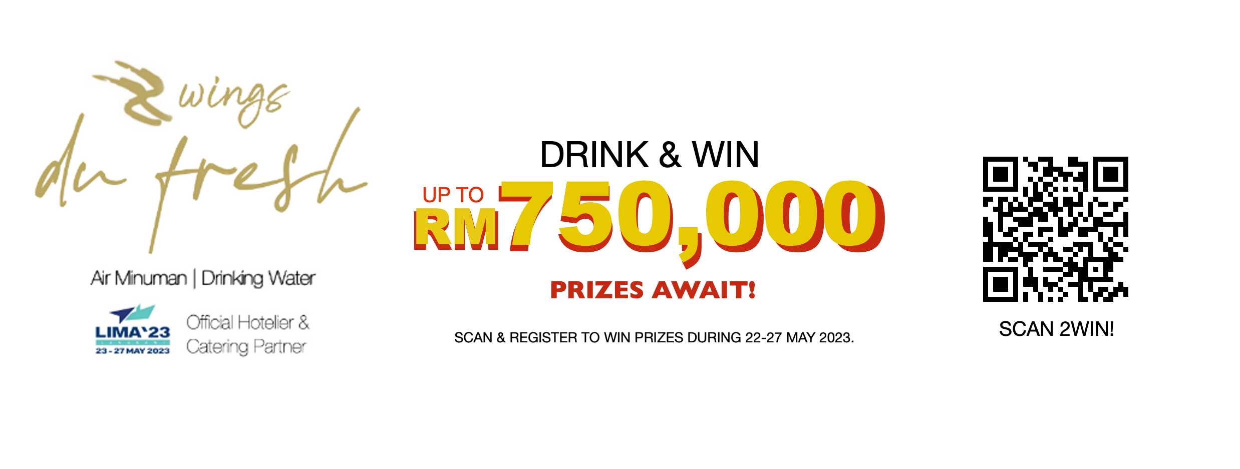 LIMA’23 Drink & Win Lucky Draw – Wings by Croske Resort Langkawi